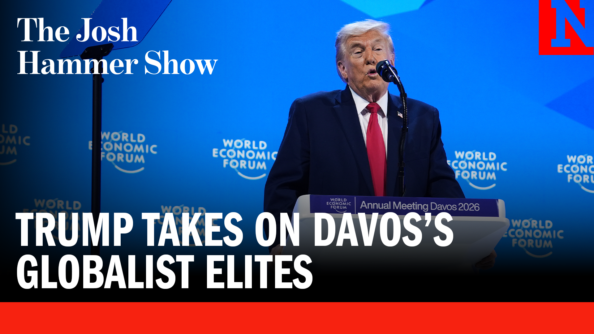 Trump takes on Davos’s globalist elites