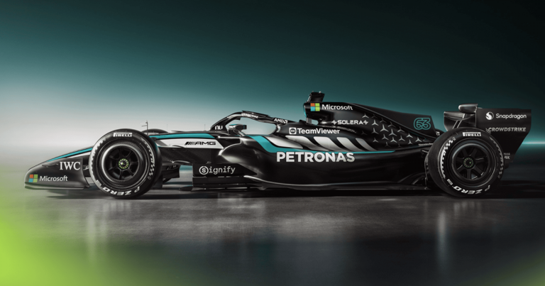 Mercedes launches W17 car ahead of F1 2026 season