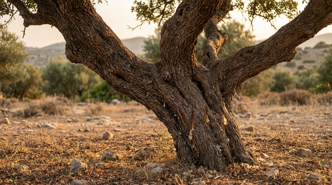 The ancient Greek tree that still produces liquid gold