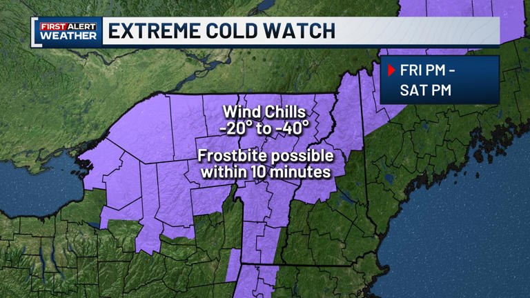 First alert: Hazardously cold weather this weekend
