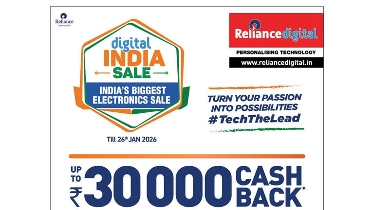 Reliance Digital announces Digital India sale with massive discounts