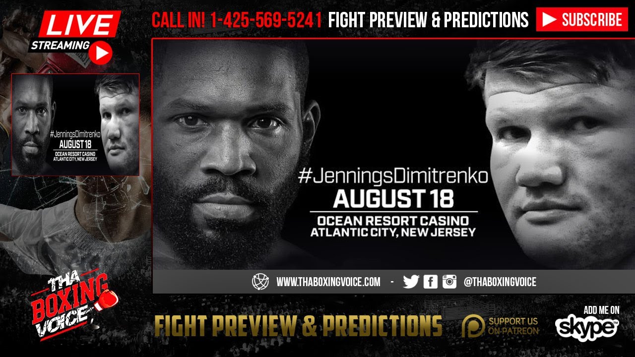 🚨 Heavyweights Bryant Jennings vs. Alexander Dimitrenko 👍 or 👎 August 18 🧐