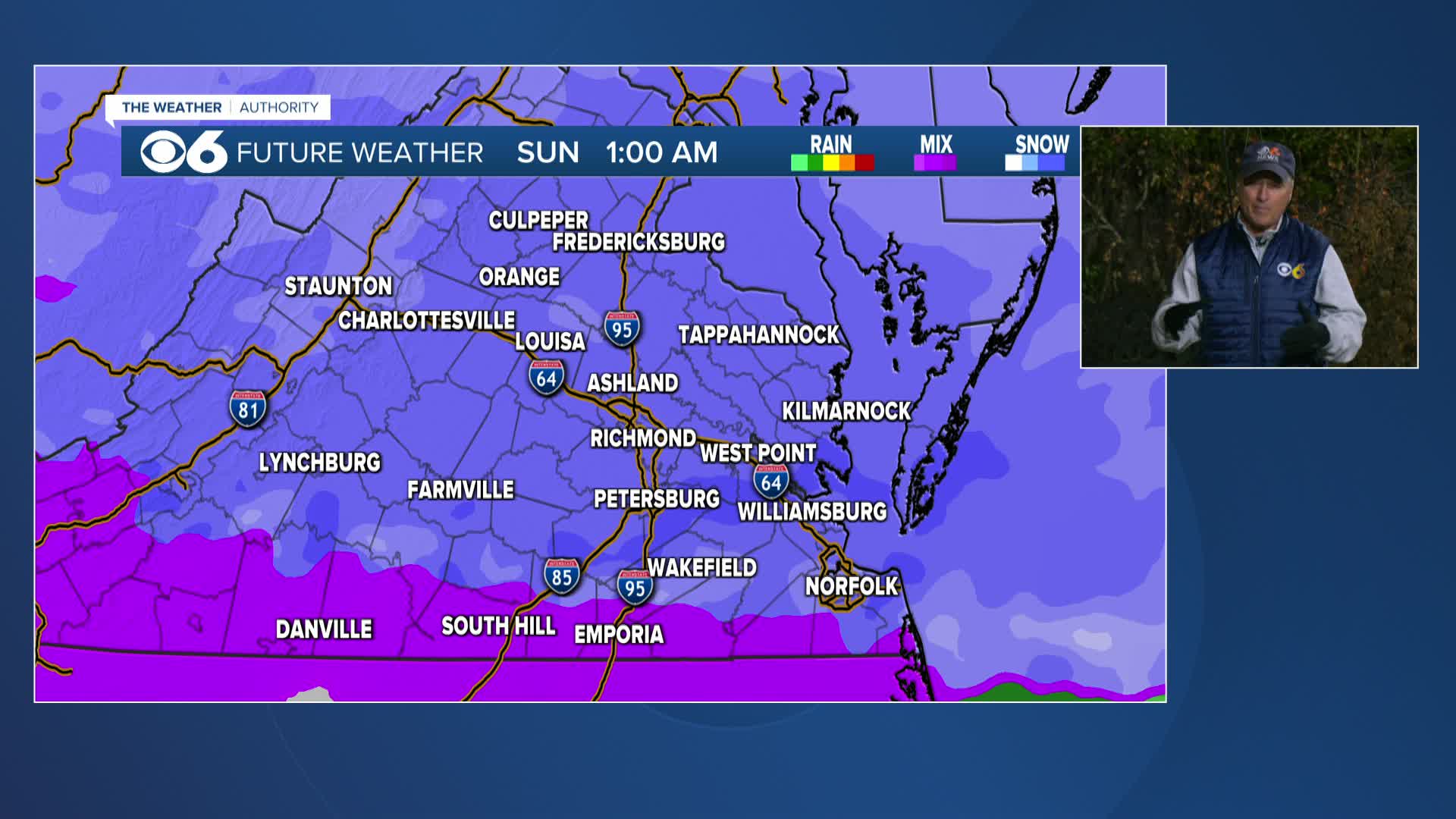 Update on major winter storm expected in Virginia