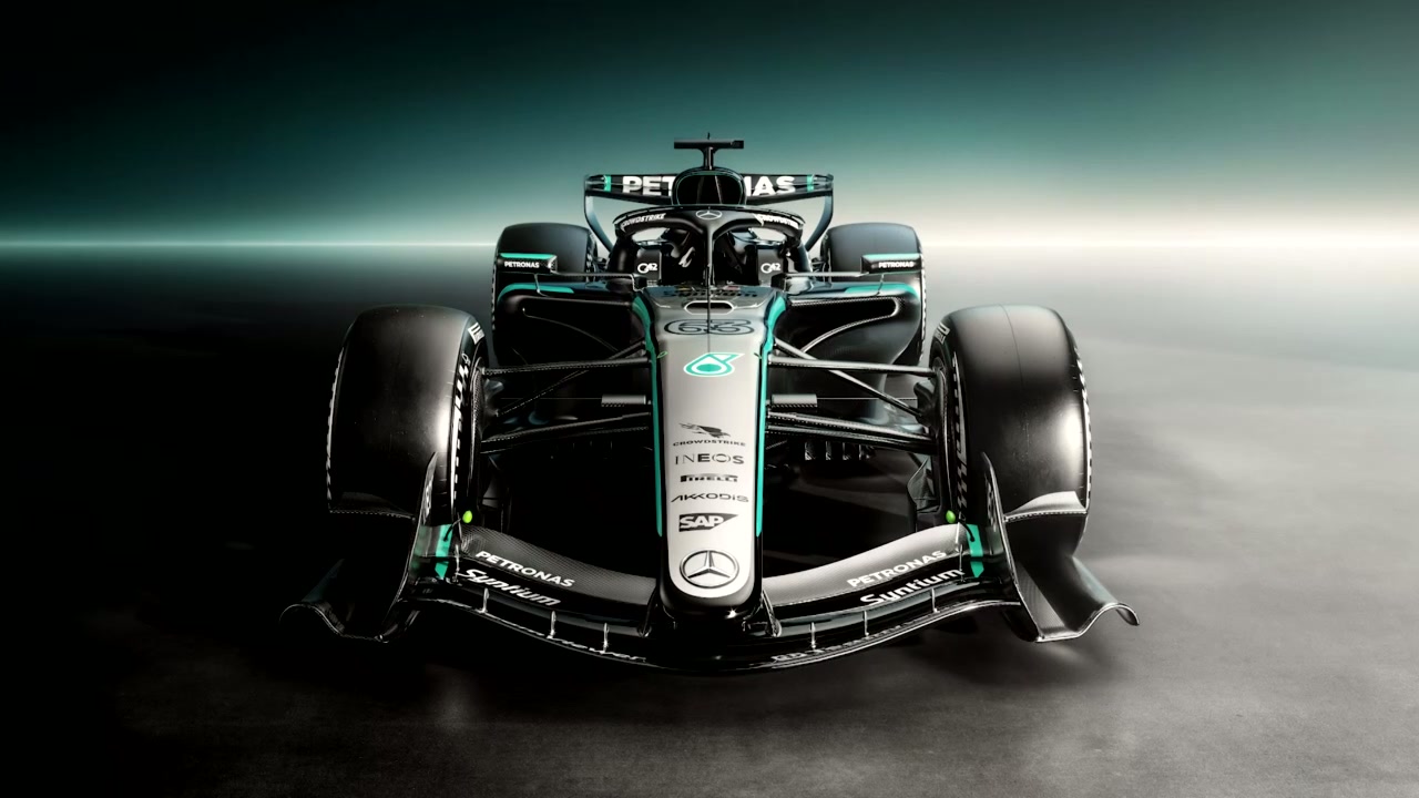 Mercedes release first images from its new 2026 Formula One race car