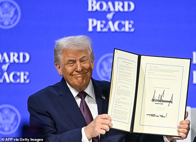 Trump unveils his Board of Peace, tells Davos audience 'we can do ...