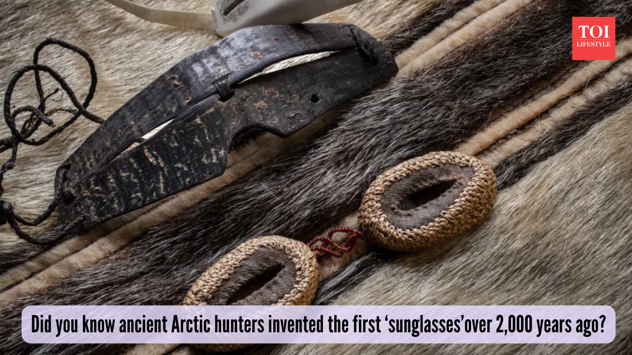 Did you know ancient Arctic hunters invented the first sunglasses out ...