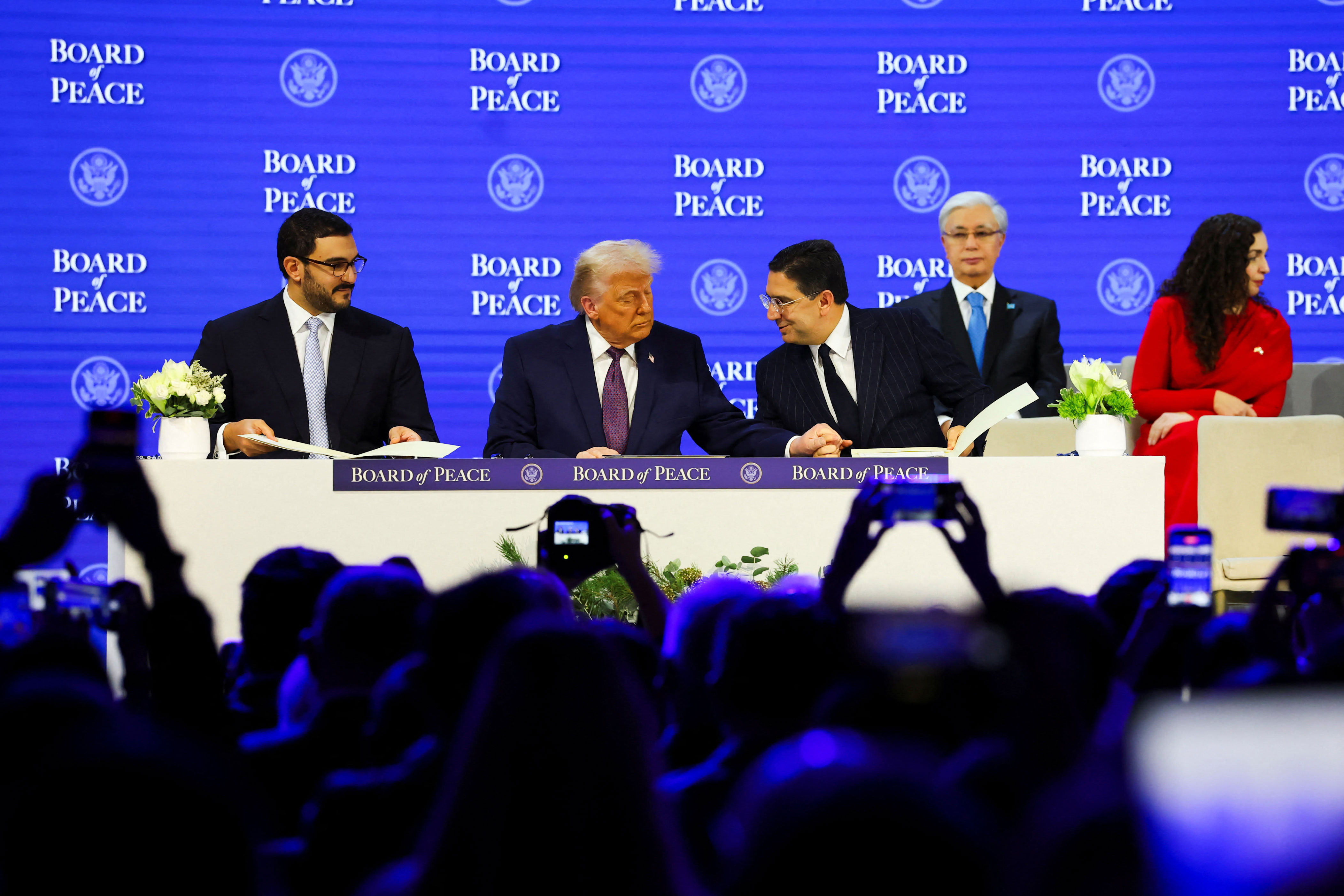 Trump, world leaders sign Gaza Board of Peace official charter