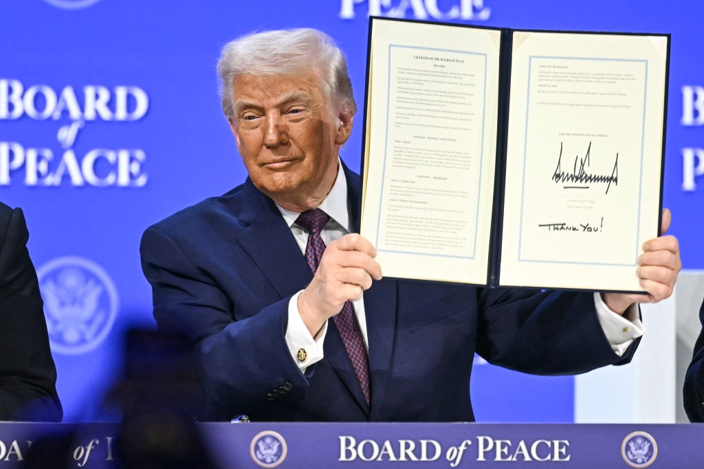 Trump unveils 'Board of Peace' in Davos ceremony, claims Gaza war 'down ...