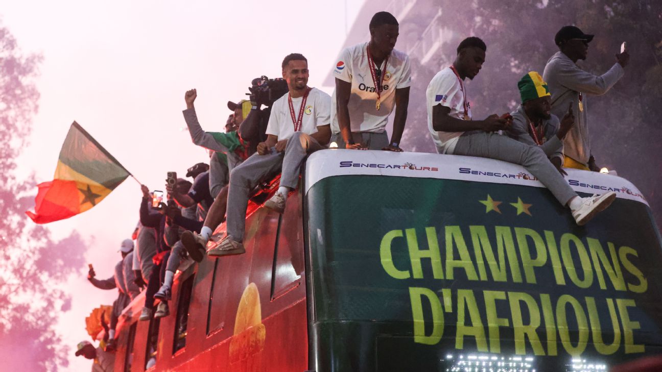 Senegal players rewarded with plots of land from president for AFCON win