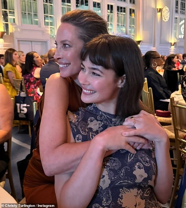 Christy Turlington says she's sick of men ogling her daughter Grace, 22