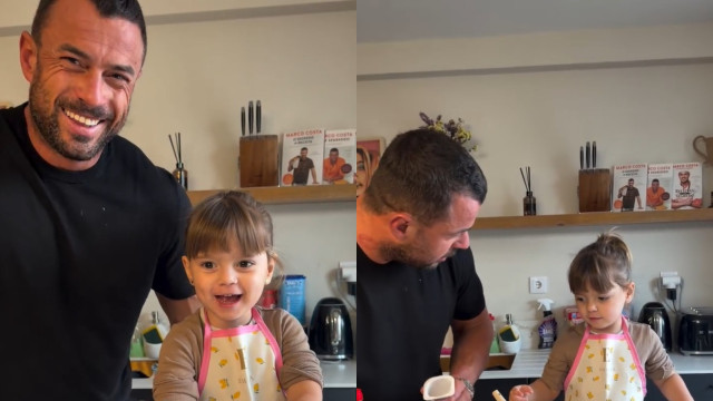 Marco Costa escreve texto emotivo para a filha. "És um sonho realizado"