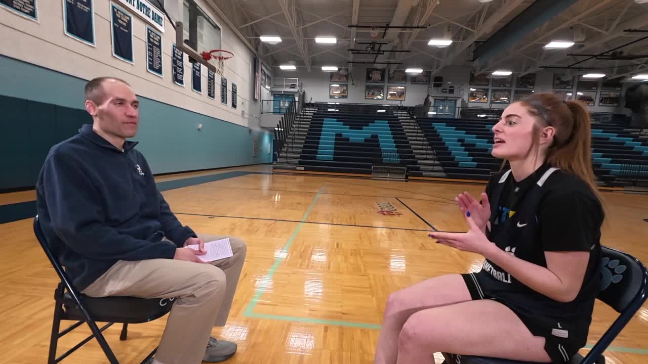 Point guard Reece Hackney is an ambassador for Mount Notre Dame