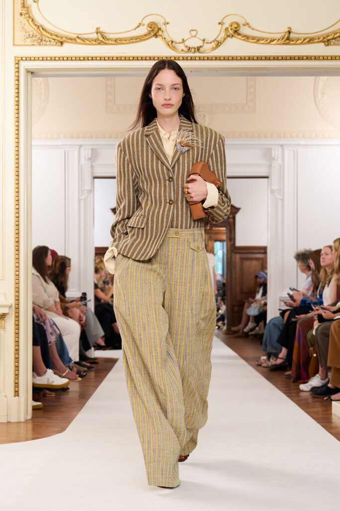 Rebecca Hall wore Nour Hammour & Ulla Johnson promoting ‘The Beauty’