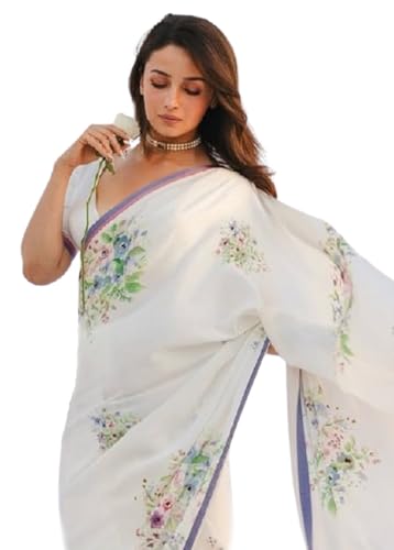 Top 5 white sarees for women to style for Republic Day 2026 events