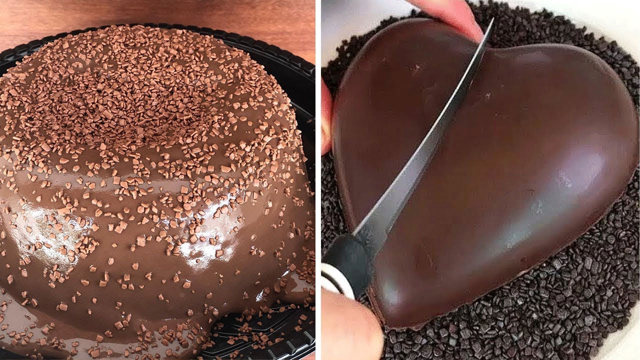 Satisfying chocolate glaze and crunchy topping