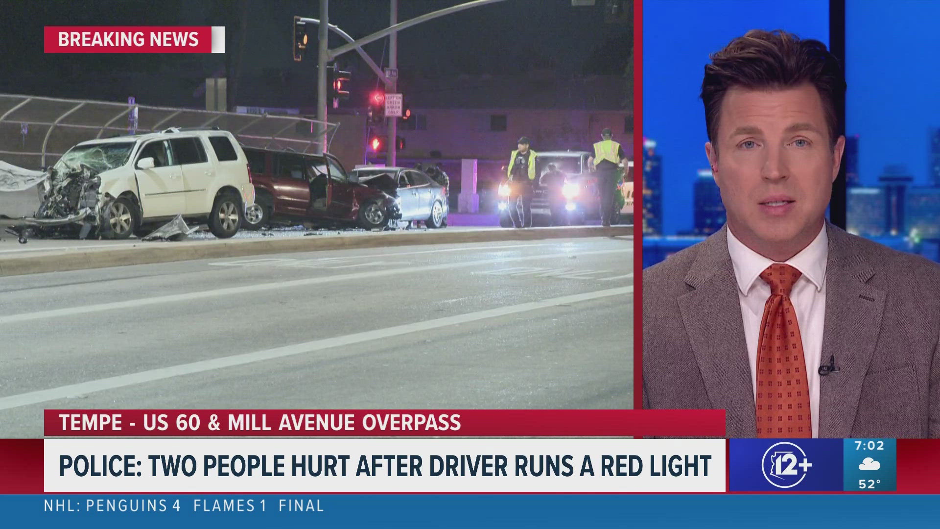 Impairment believed to be a factor in serious Tempe crash