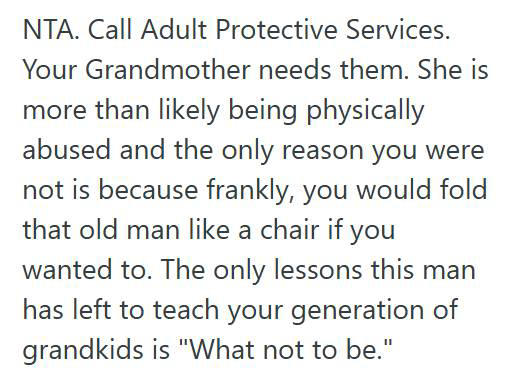 Granddaughter told her grandpa that his grandkids don’t call him ...