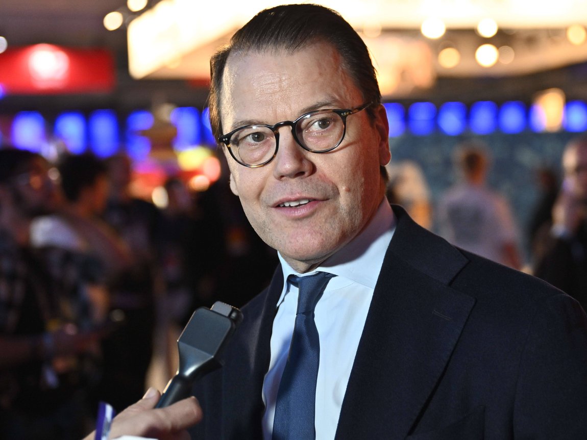 Prince Daniel of Sweden appears in wheelchair at public engagement