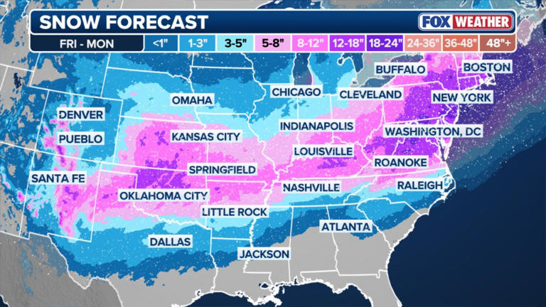 200M people across the US in path of potentially historic winter storm ...