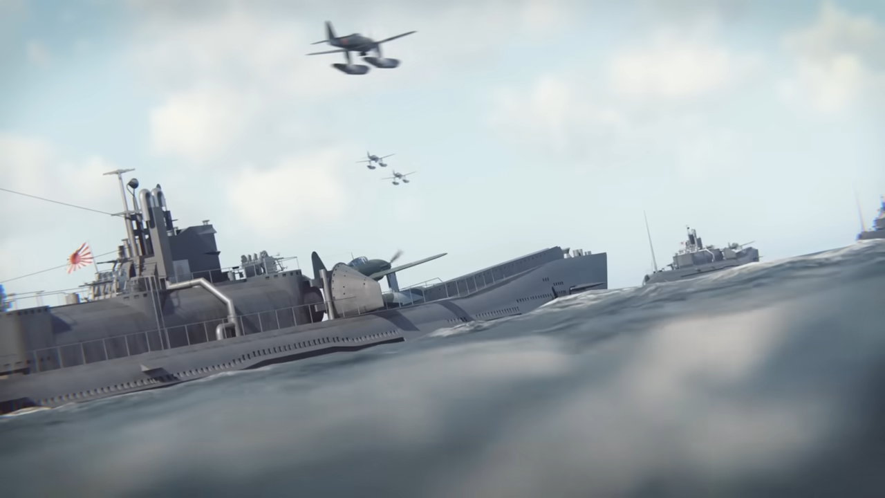 Japan hid aircraft carriers beneath the ocean