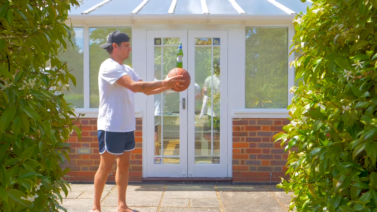 We played "You catch it, you keep it" and things got wild