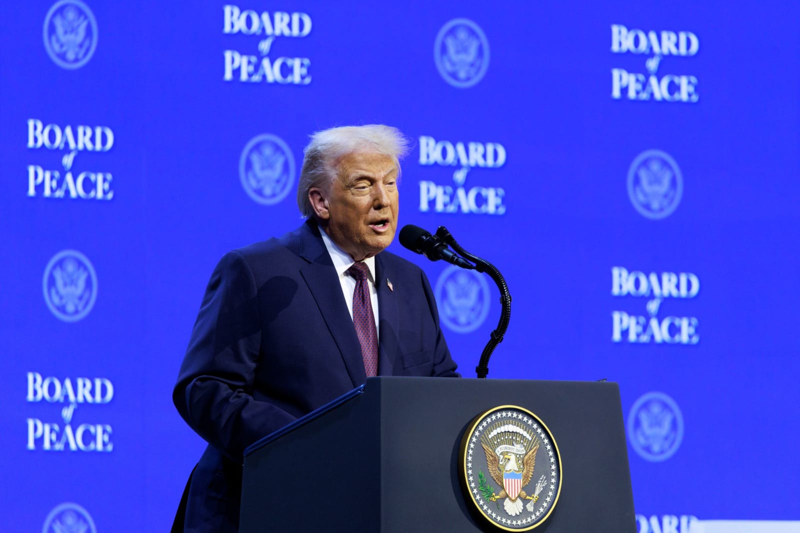 Trump launches Board of Peace at Davos ceremony but key allies absent