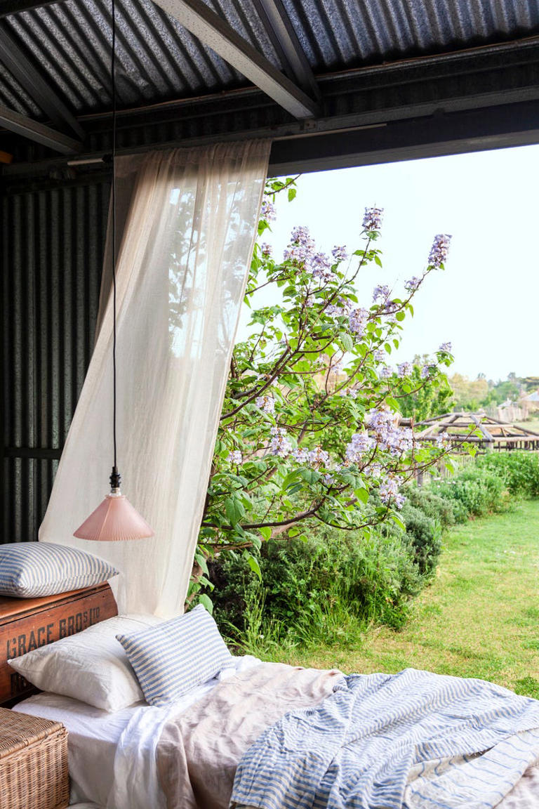 That bare sliding glass door? Here’s how designers actually style it