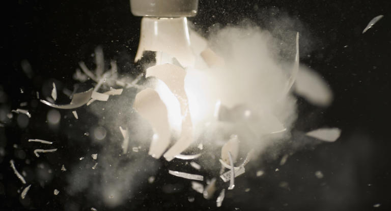 Light bulb burst? Here's how to remove it