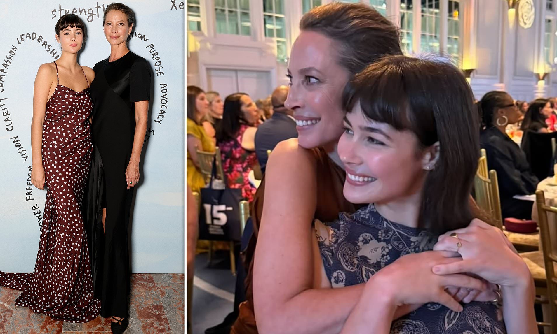 Christy Turlington says she's sick of men ogling her daughter Grace, 22