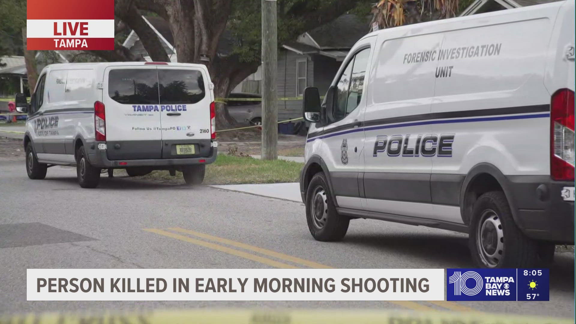 16-year-old girl killed in overnight shooting in Tampa