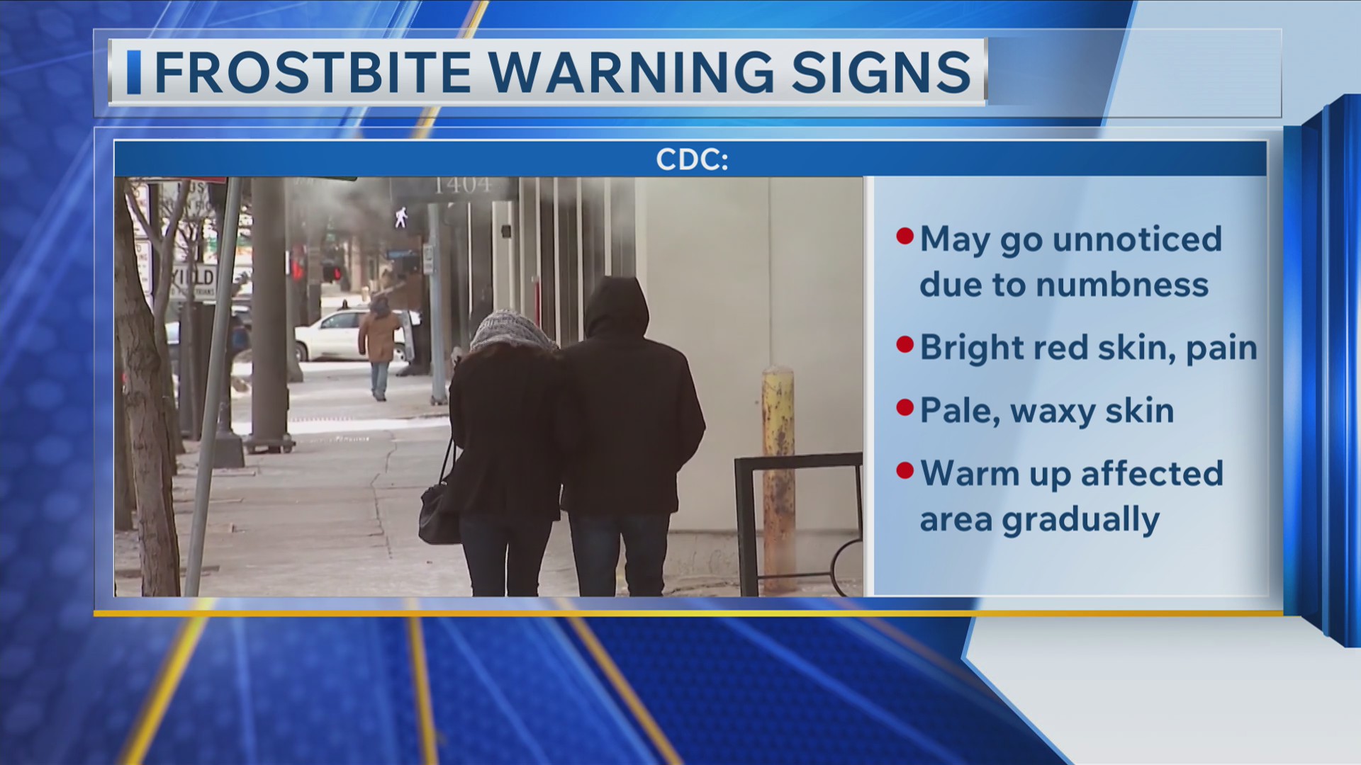 Hypothermia & frostbite warning signs