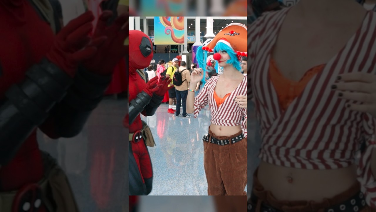 Deadpool takes on Buggy the Clown in pure One Piece chaos