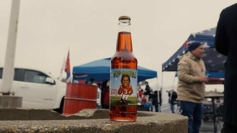 The story behind Patriots WR DeMario Douglas' custom soda