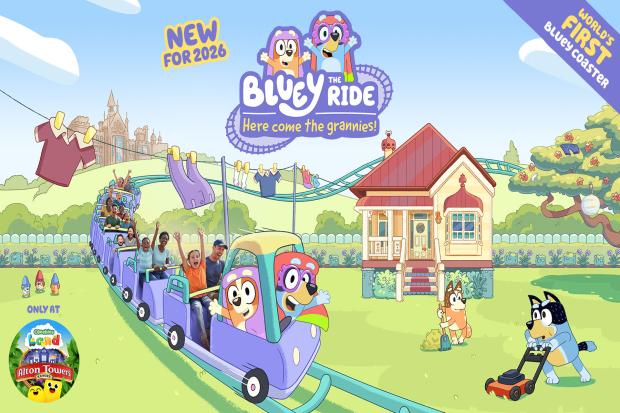 Alton Towers unveils its latest TV-themed rollercoaster