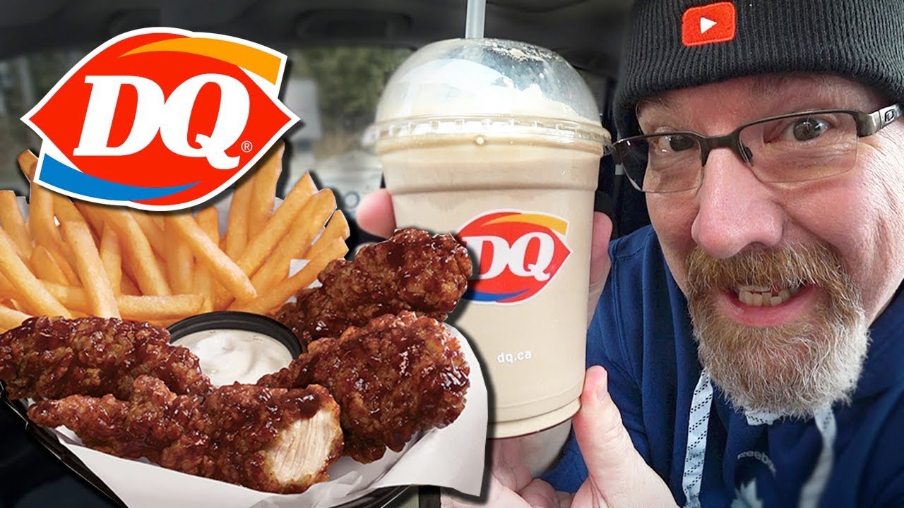 Dairy Queen - Honey BBQ glazed chicken strip basket