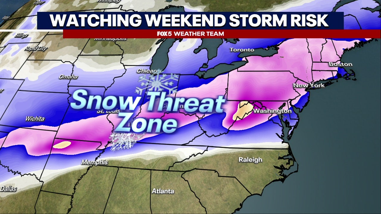 Winter storm watch Saturday into Monday as heavy snow threat builds in ...
