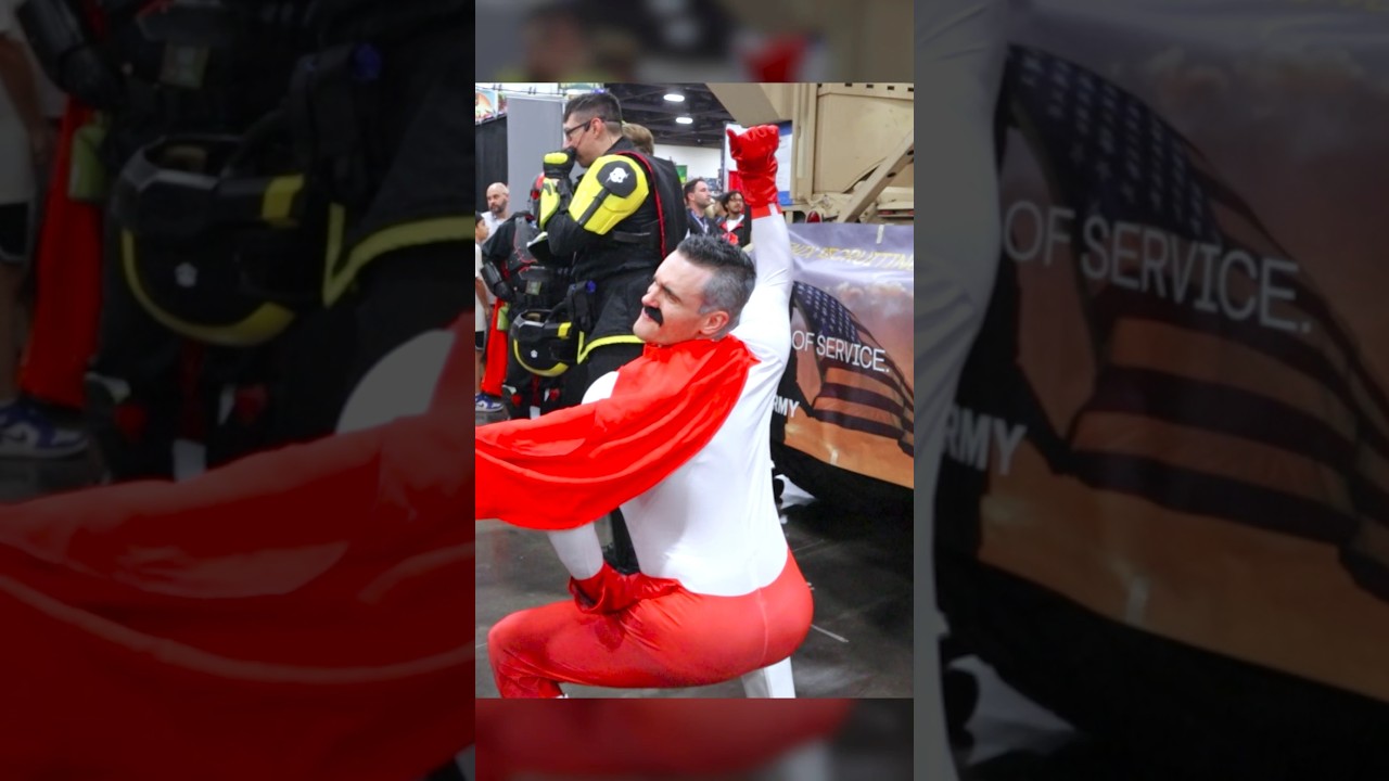 Omni-Man shows up with an absolutely unbelievable level of gyatt energy
