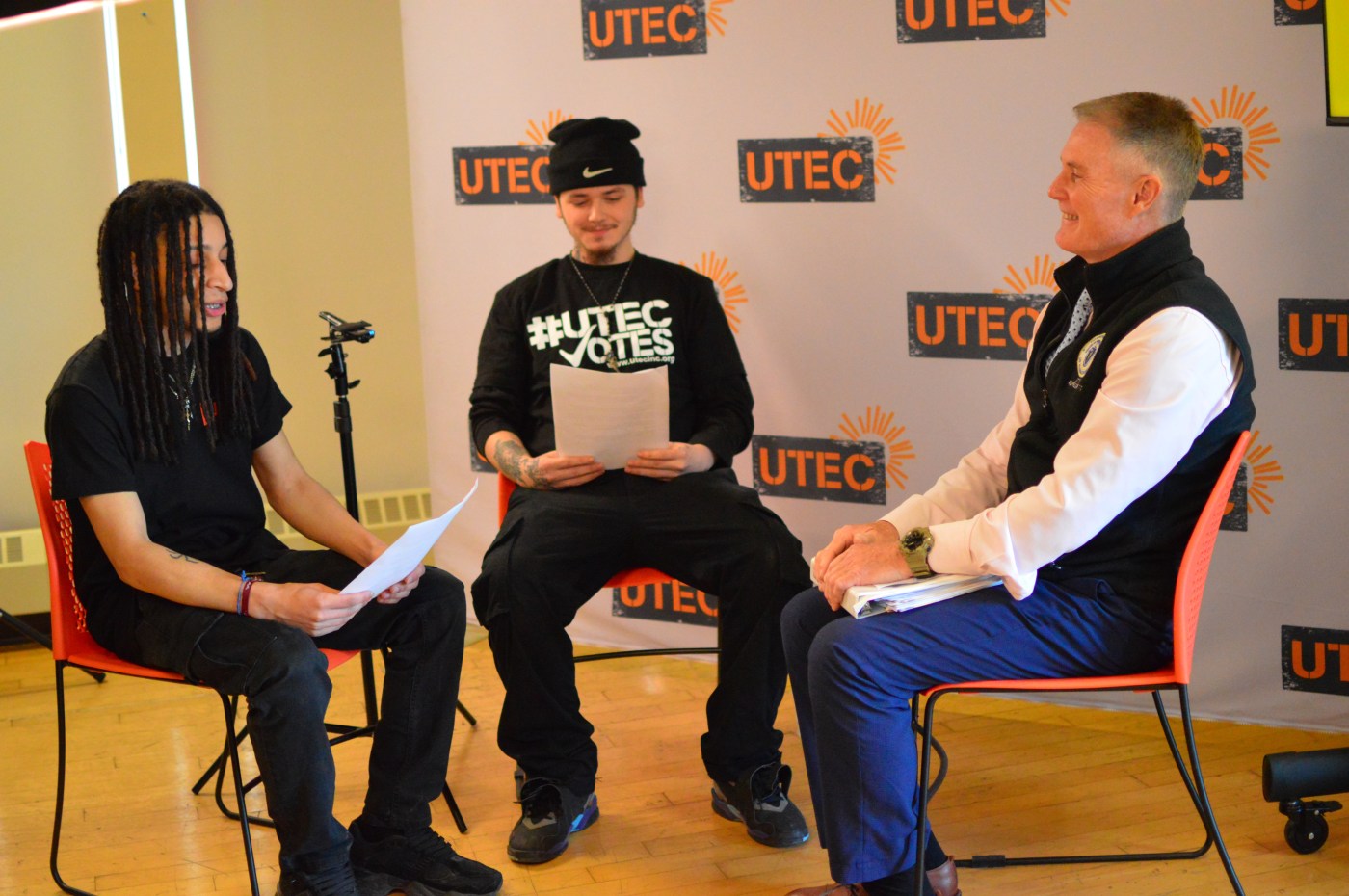 Rodney Elliott visits UTEC as 1st Middlesex state Senate special ...