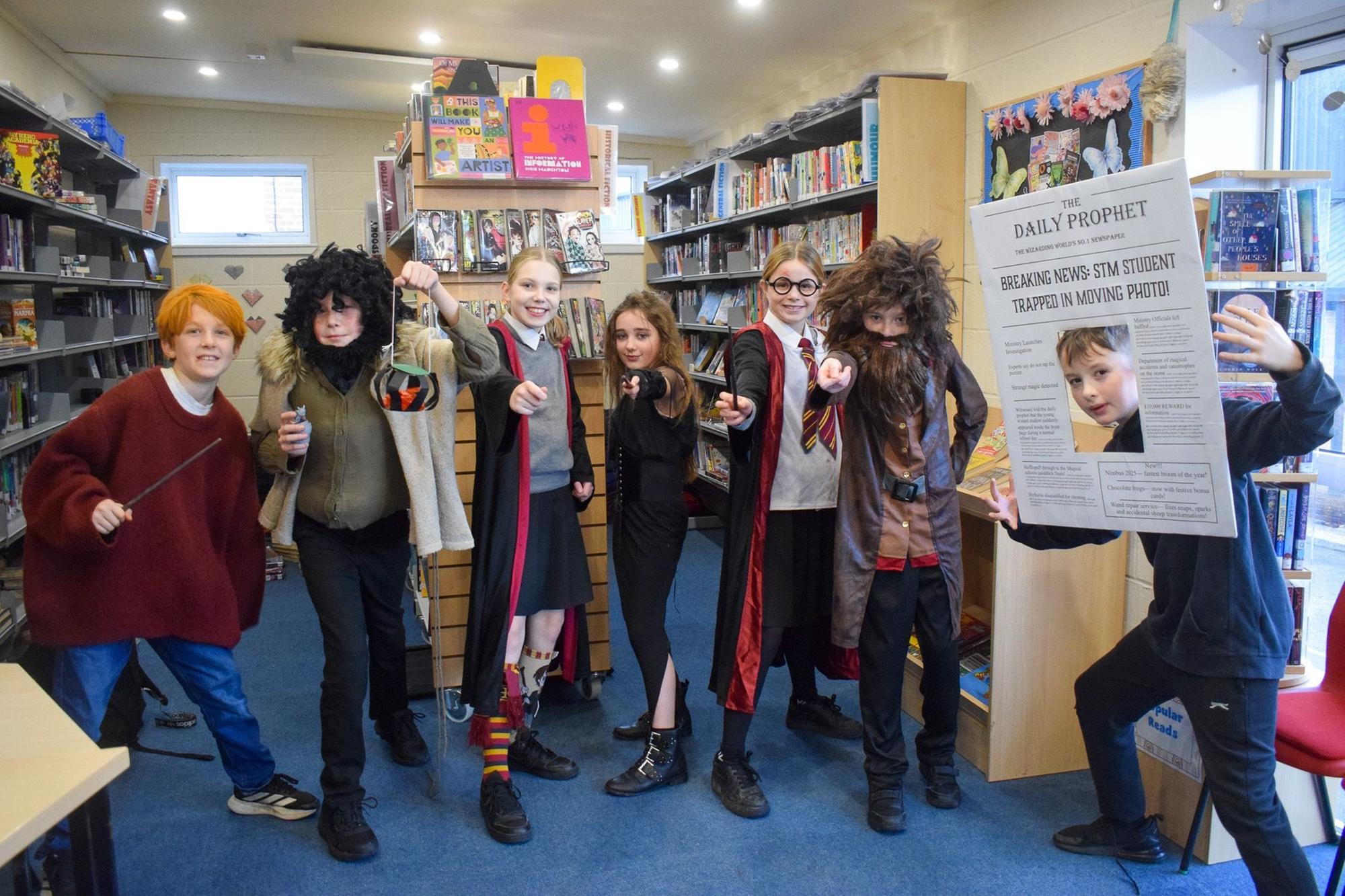 Harry Potter themed timetable for St Thomas More students