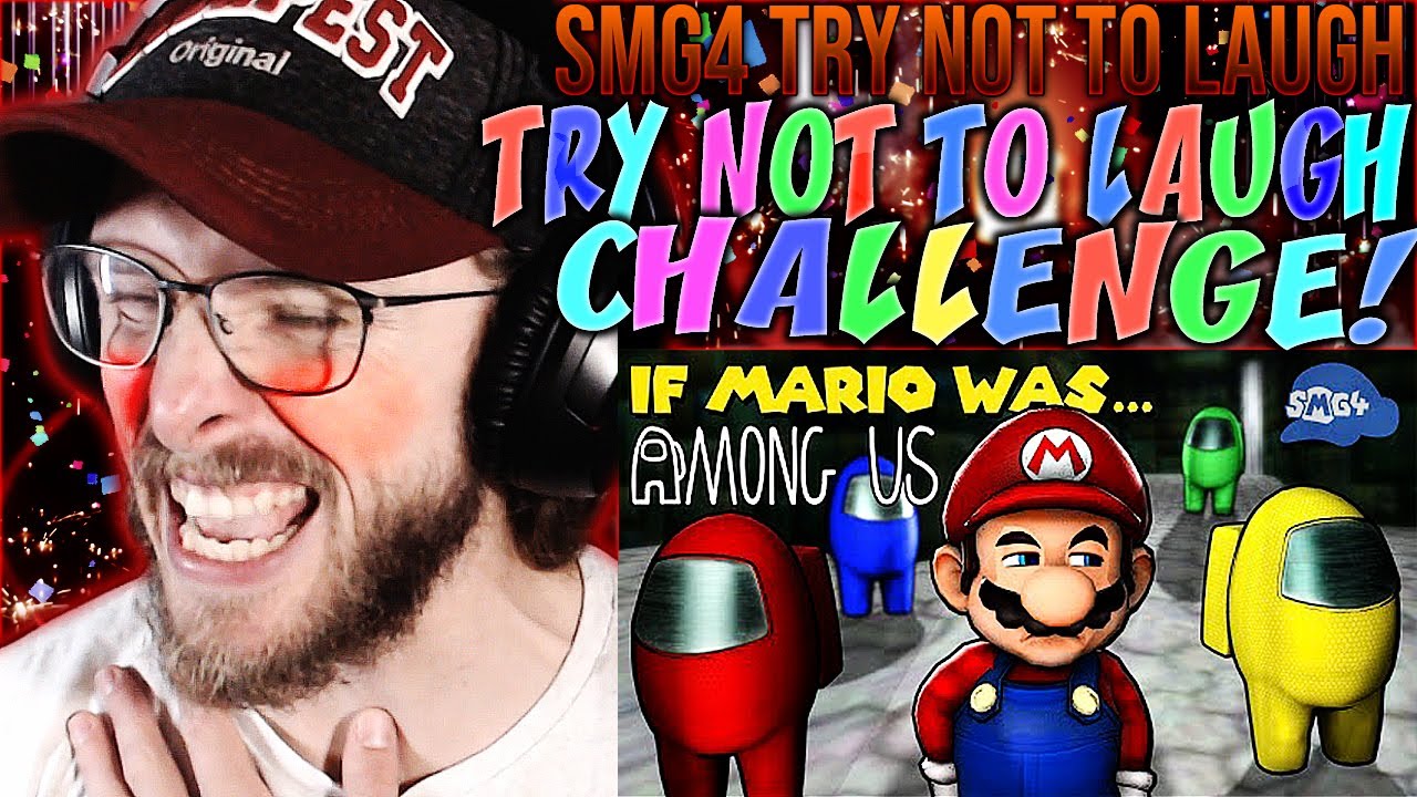 Vapor reacts #1164 | SMG4 try not to laugh "If Mario was Among Us ...