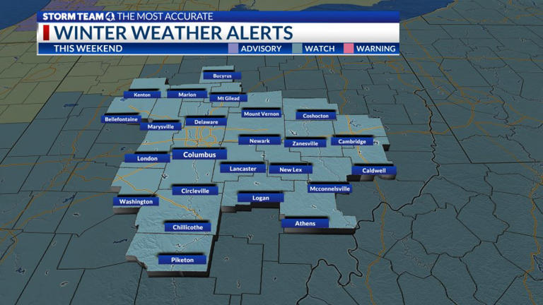 Columbus weather: Calm now, eyeing weekend winter storm