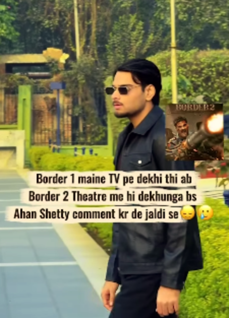 Border 2 sparks viral Instagram trend as Ahan Shetty comments on fan ...