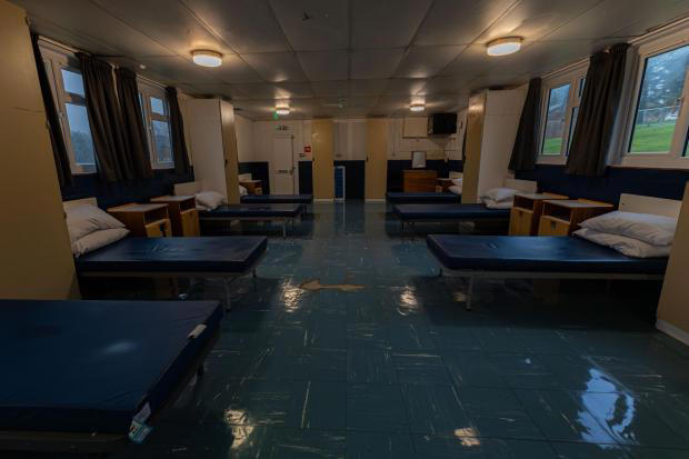 Inside migrant camp that will house hundreds of male asylum seekers