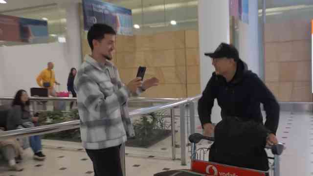 Reuniting with his dad after years apart