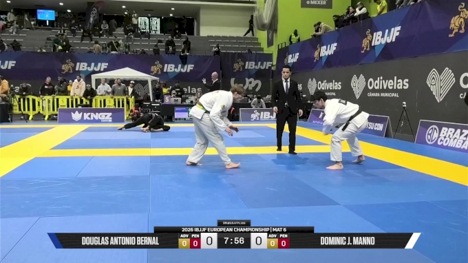 Dominic J Manno vs Douglas Antonio Bernal 2026 European Jiu-Jitsu IBJJF ...