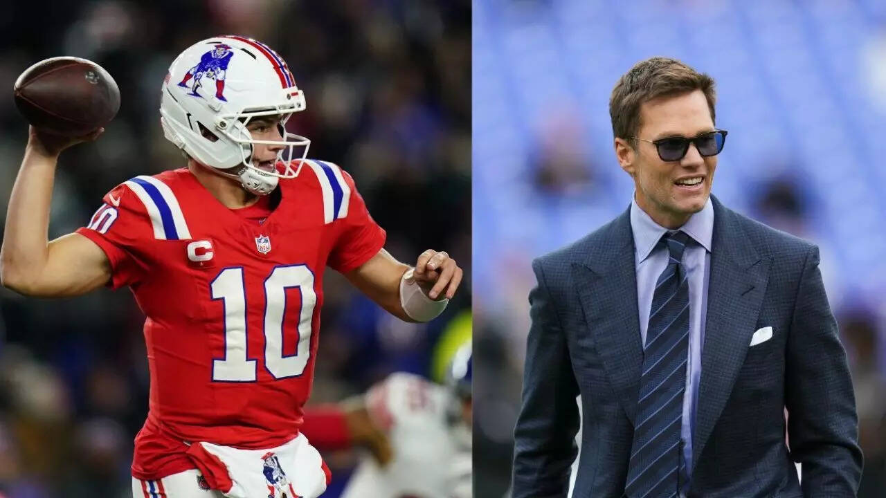 Passing of the torch: Tom Brady backs Drake Maye before AFC title game ...