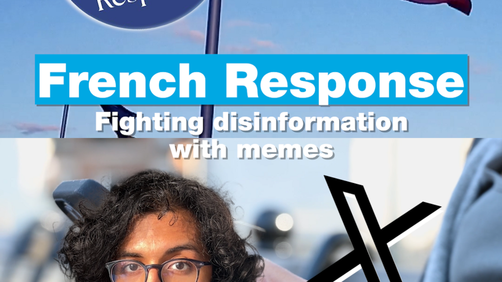 French response: Fighting disinformation with memes