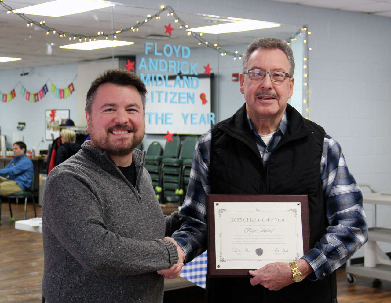Floyd Andrick presented with 2025 Citizen of the Year Award during Jan ...