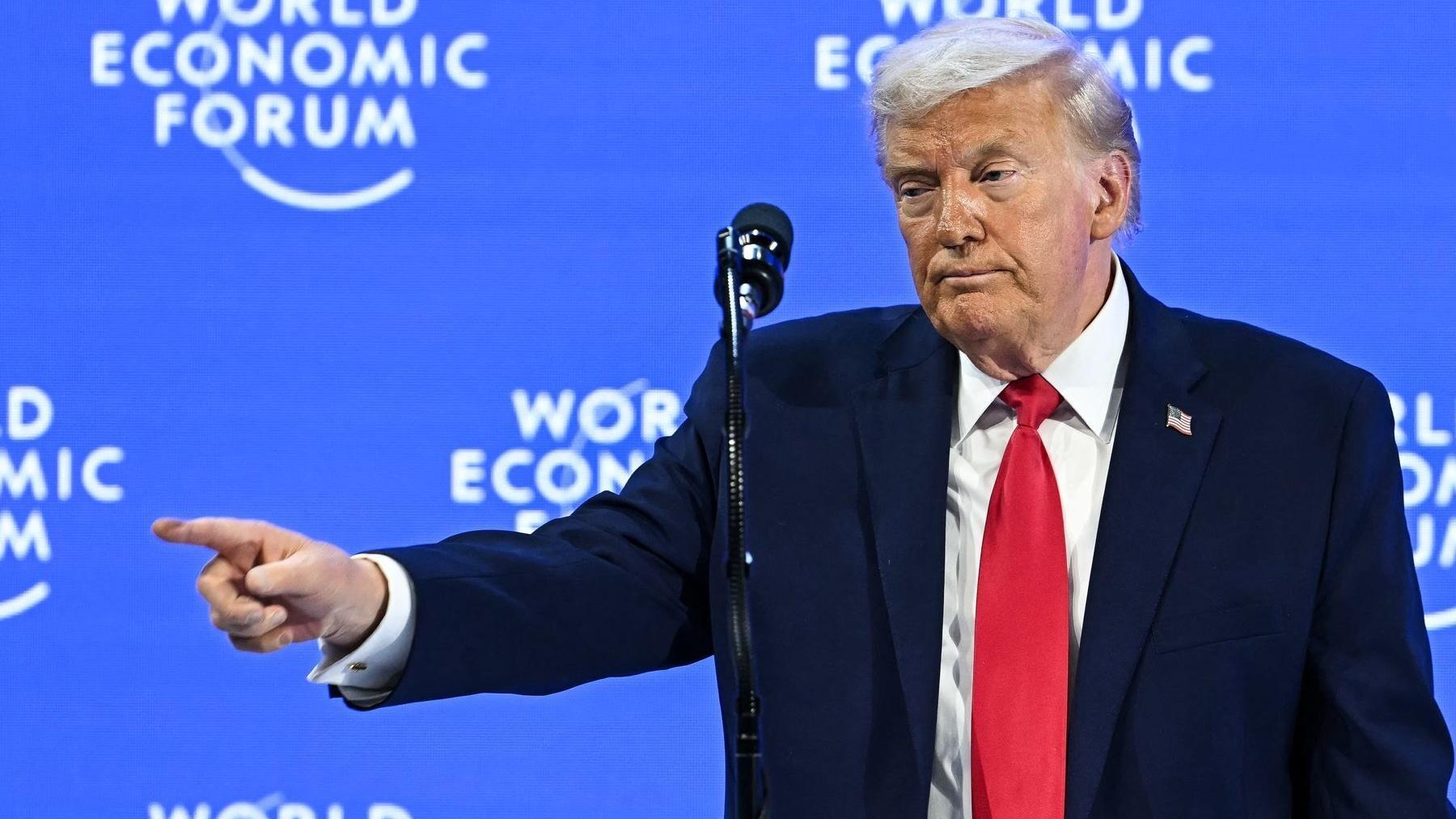 Trump fires back at Canada and Carney during Davos forum