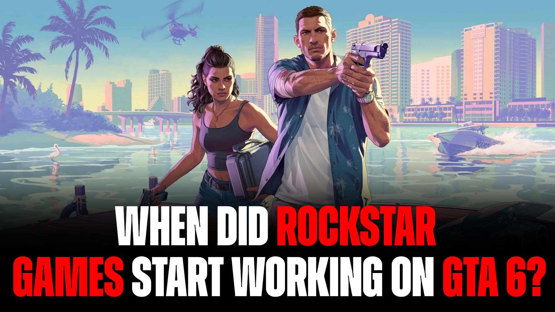 When did Rockstar Games start working on GTA 6?
